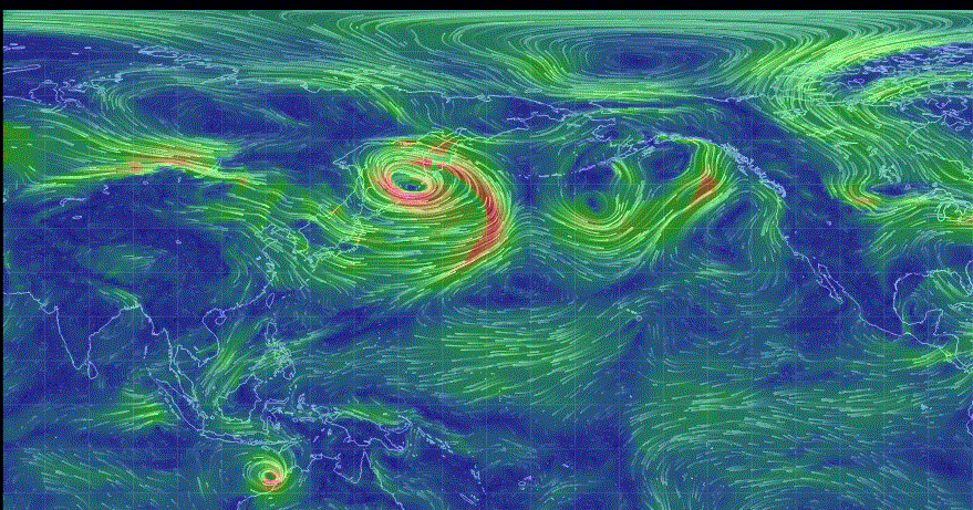 A Green Road Journal: Jet Stream Live Streaming Animated Map; Track ...