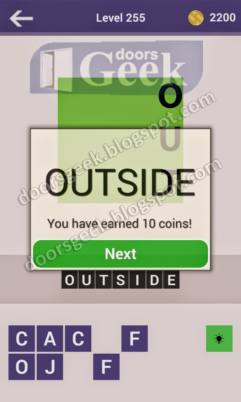 Fun Ways to Think - Level 255 ~ Doors Geek