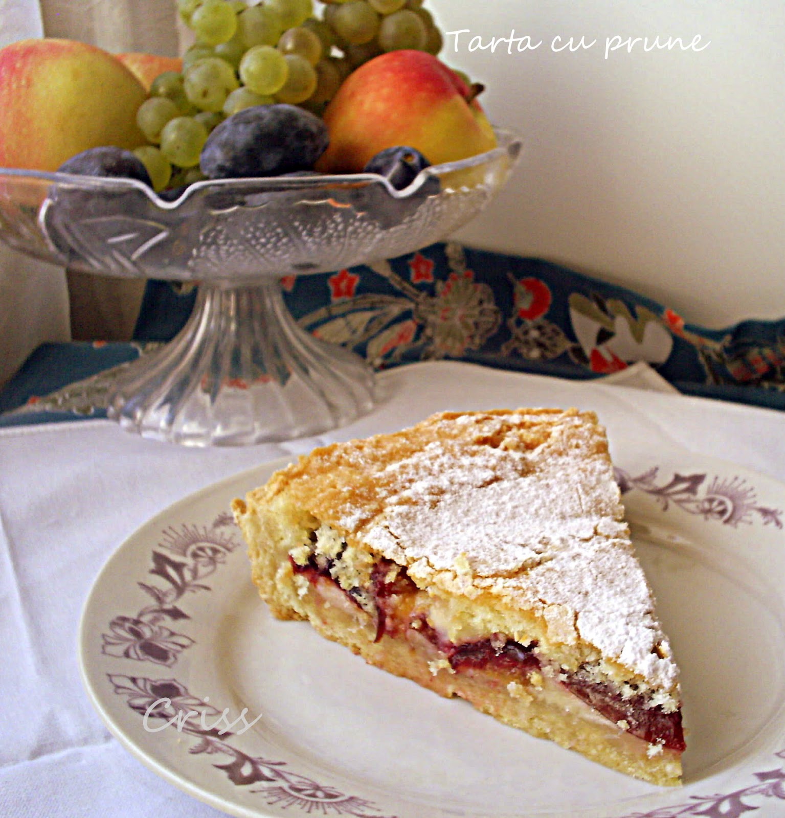 Arome si culori : Tarta cu prune III