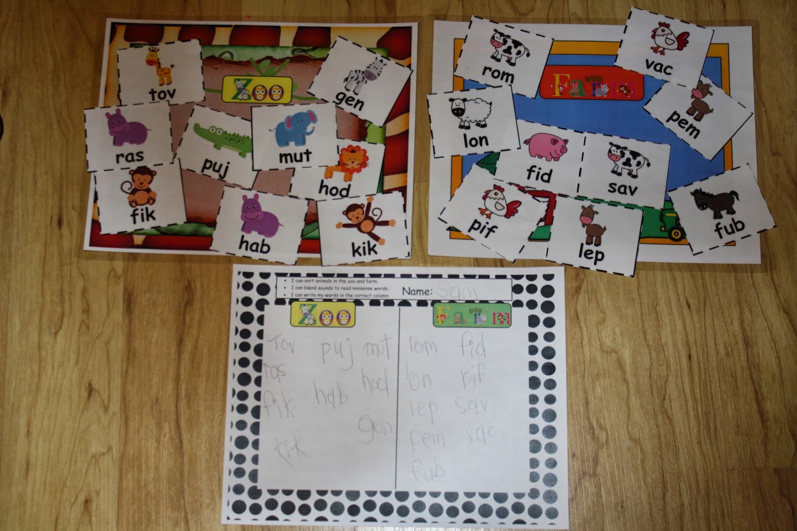 Differentiation Station Creations: Fun With CVC Words! + Freebies!