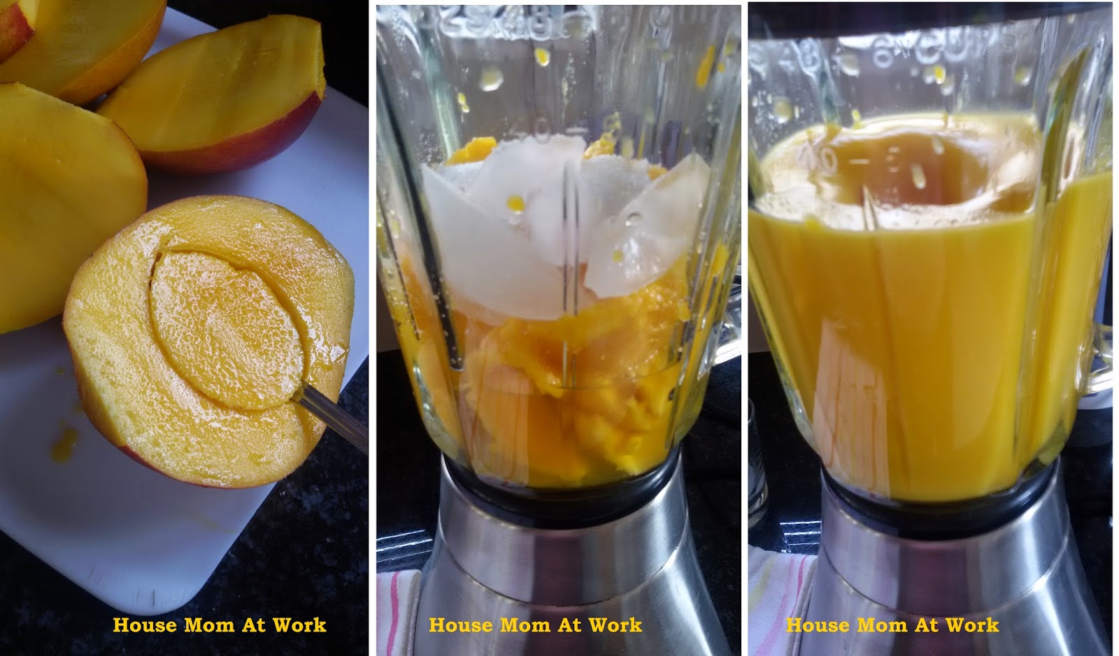 House Mom At Work Mango Juice Summer Recipes