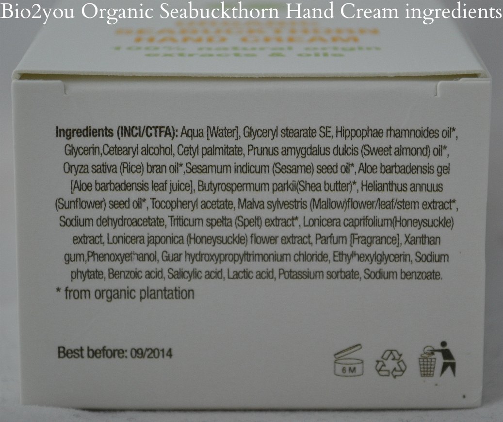 Bio2you Organic Seabuckthorn Hand Cream review - Beauty by Miss L
