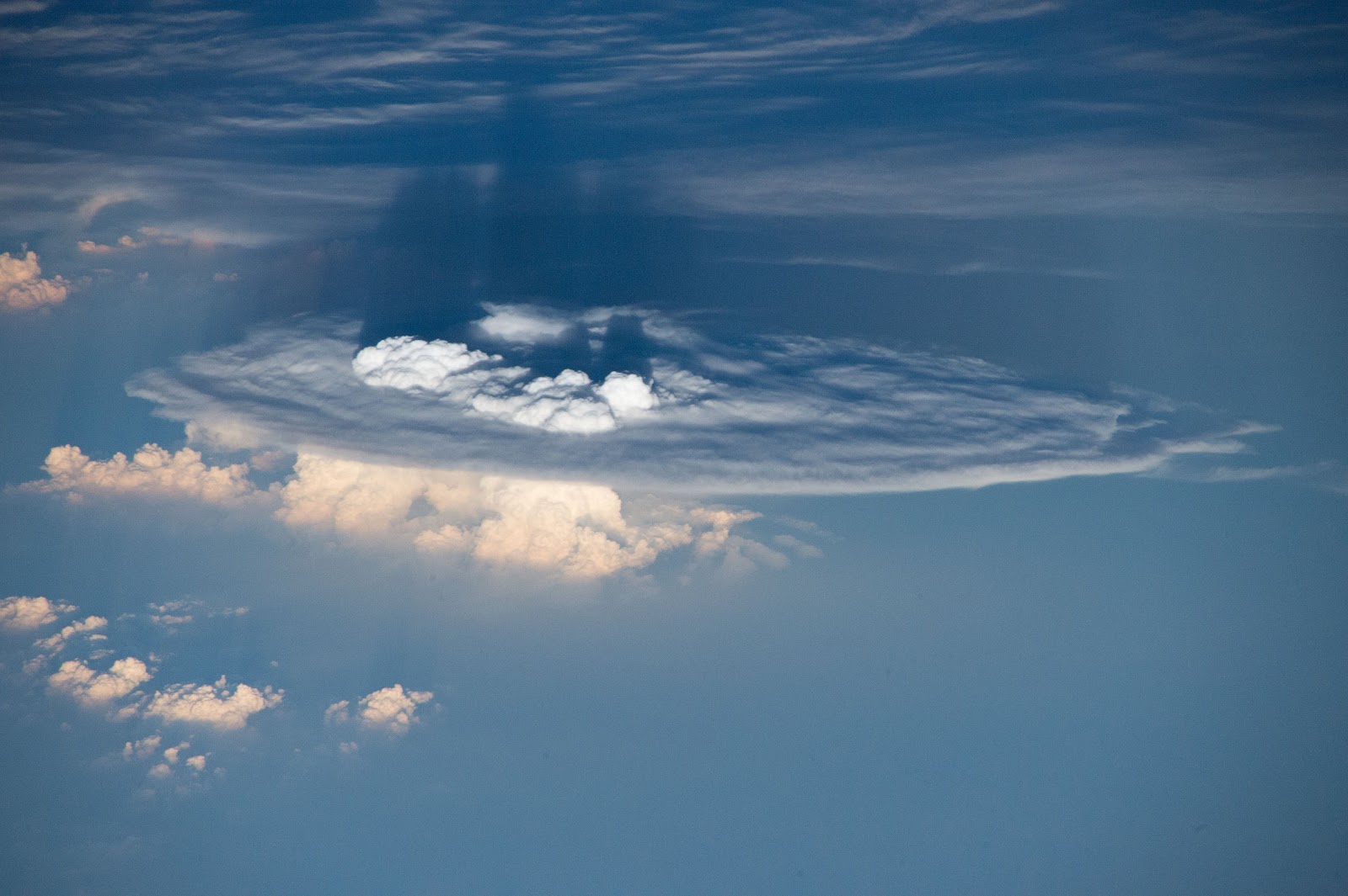 Cumulonimbus Cloud seen from the International Space Station | Earth Blog