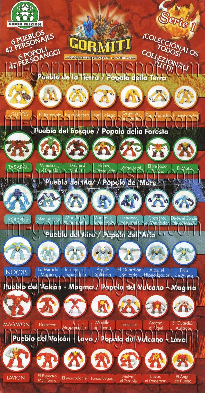 Gormiti: Gormiti Serie 1