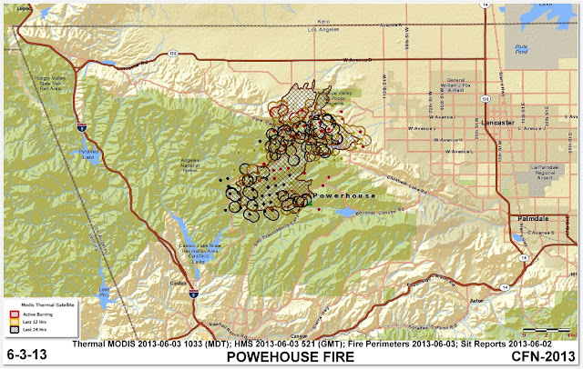CFN - CALIFORNIA FIRE NEWS - CAL FIRE NEWS : Powerhouse Fire CA-ANF ...