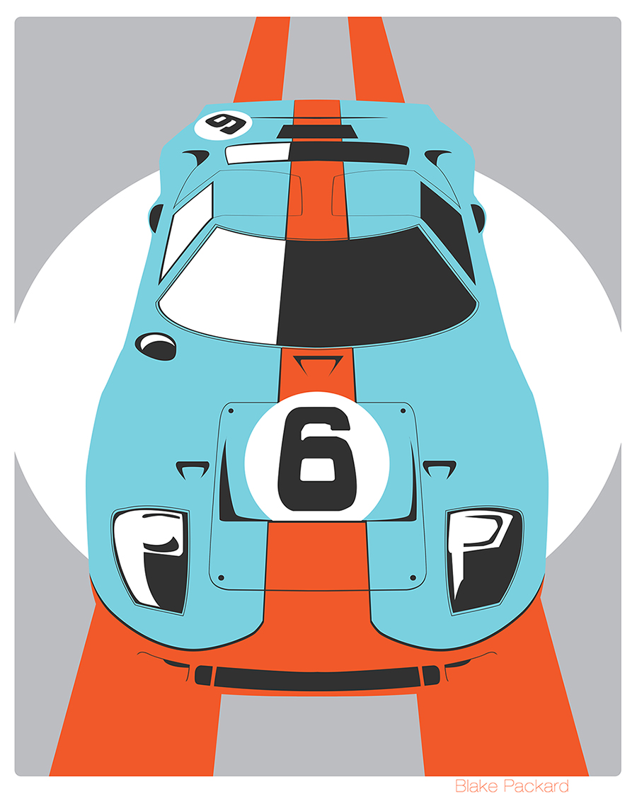 Blake Packard Illustration: Car Screen Print Designs