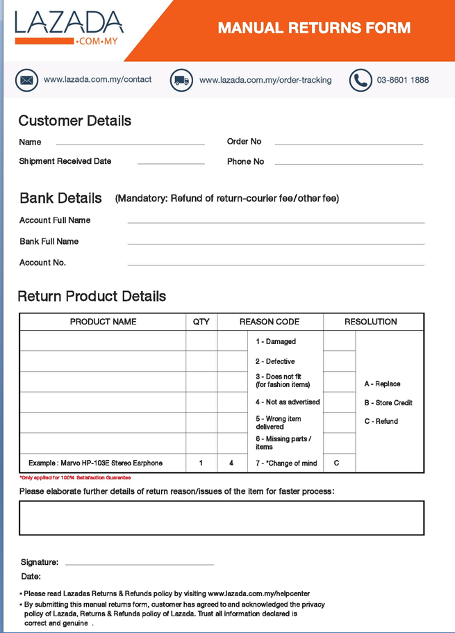 Lazada Returns, Refunds and Replacements - iena lifestyle blogger