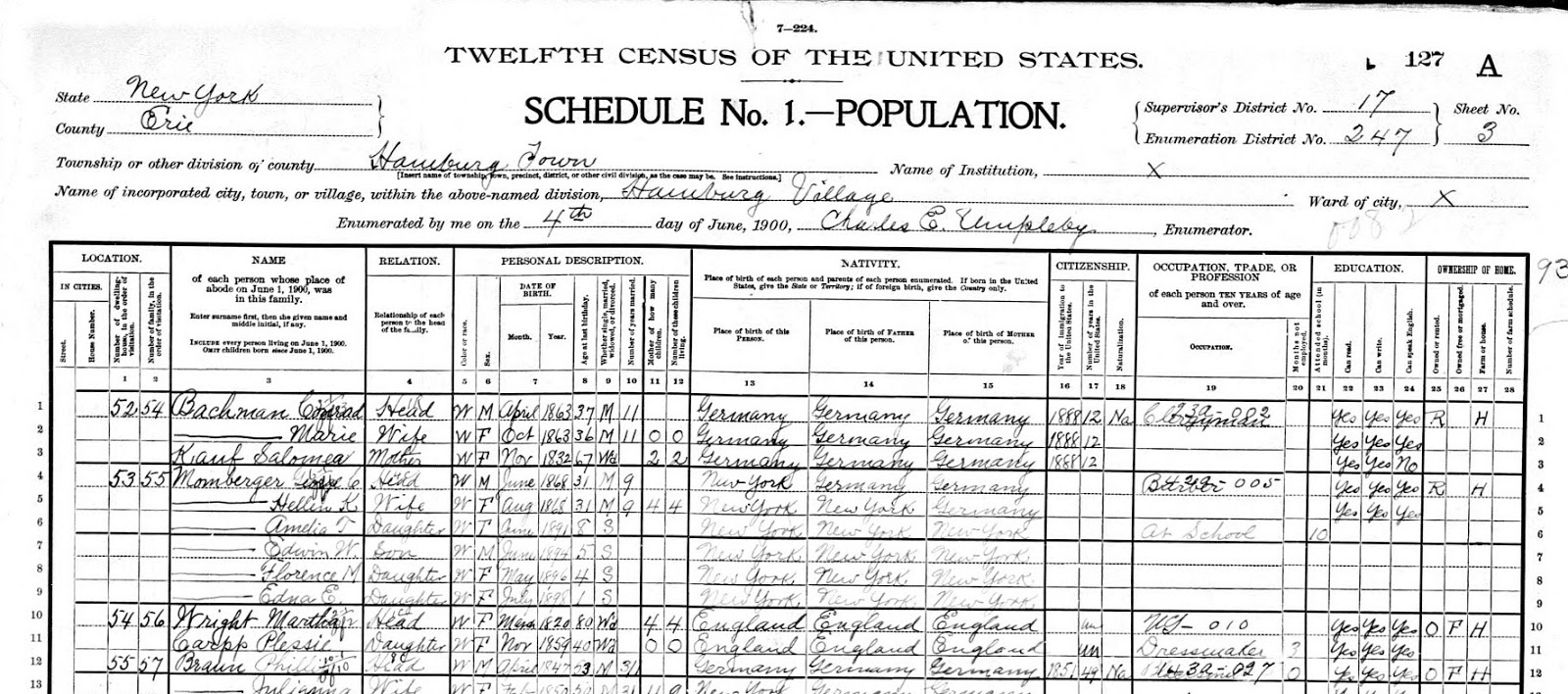 Nott and Wright Family History