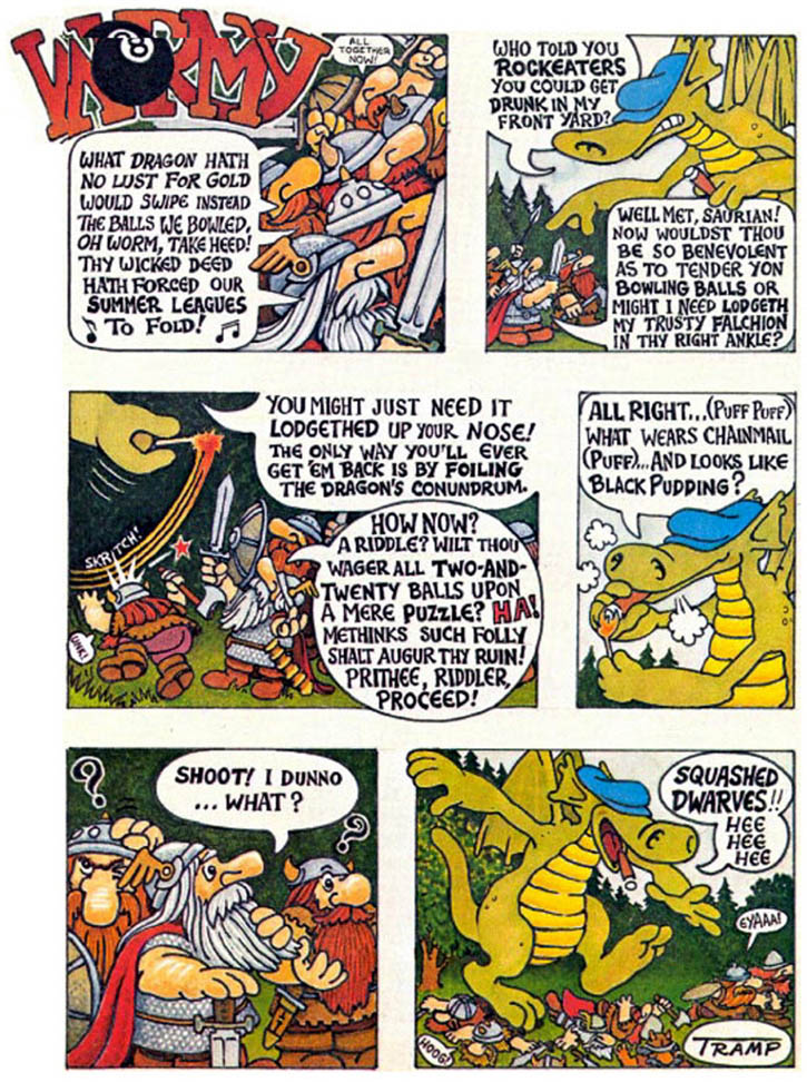 Hall of the Mountain King: Wormy Reference Guide - Dragon #11