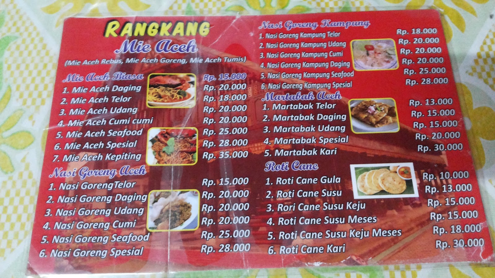 Mie Aceh Rangkak ~ Diary Kuliner Niken