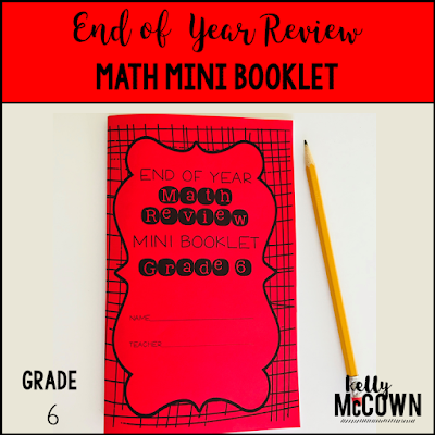 Kelly McCown: End of Year Math Review - Grade 6