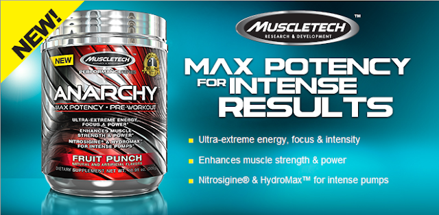 Nutrición Deportiva y Suplementos: Muscletech presenta el nuevo Anarchy