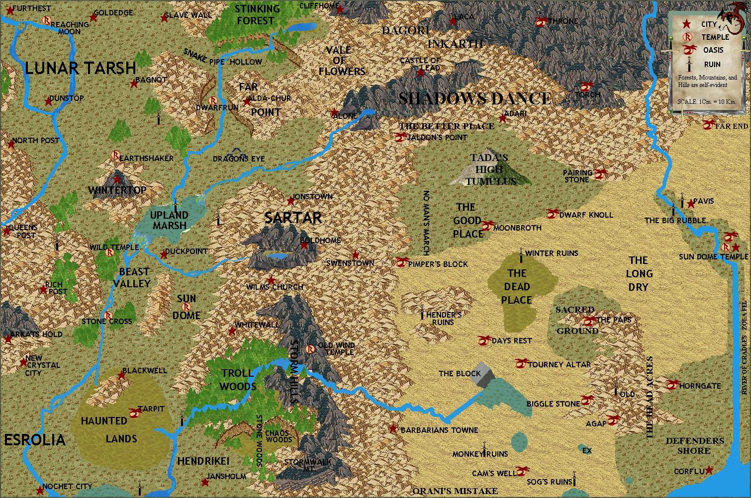 El Blog Mediocre: Una breve visión de Prax (Así por encima)