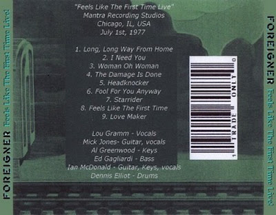 Rock Anthology: Foreigner - Live In Chicago (1977-07-01) FLAC