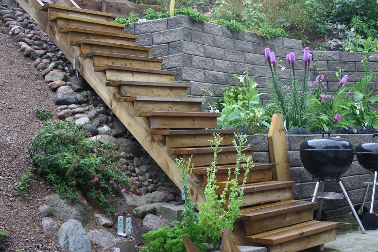 Lisa´s Trädgård: Mina trappor utomhus