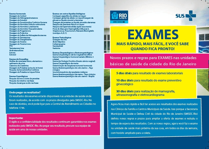 Exames mais rápidos, mais fácil e você sabe quando fica pronto? - CAP 4.0 Exames mais rápidos, mais fácil e você sabe quando fica pronto? - CAP 4.0