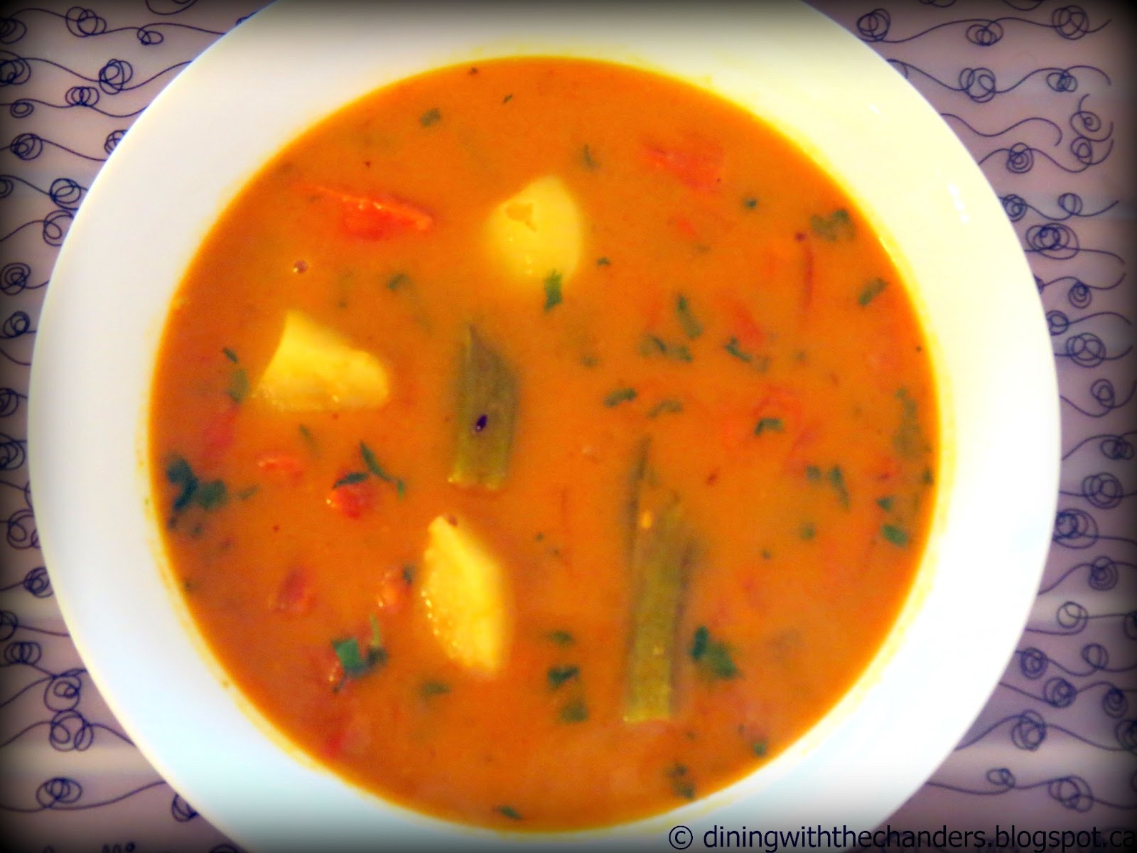 Dining with the Chanders: Besan Curry