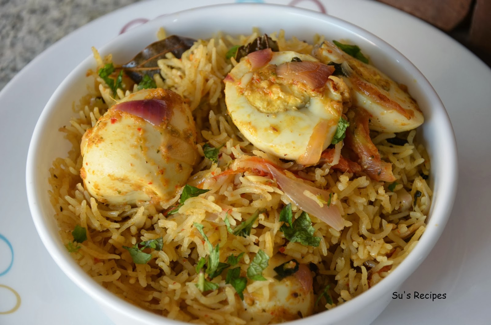 Su's Recipes: Egg Biryani