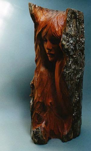 Sculptures that contrast carved areas with uncarved surfaces; The Idea ...