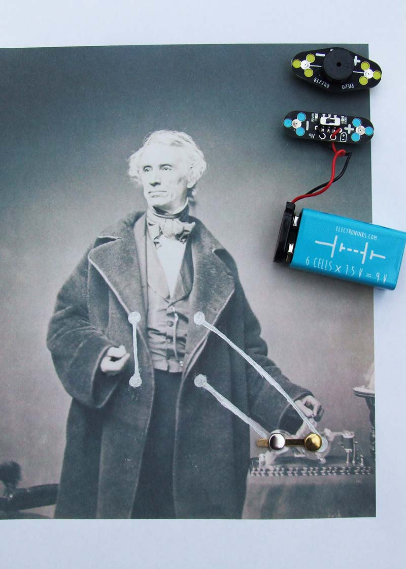 Samuel Morse Interactive Photo with Circuit Scribe | Tech Age Kids ...