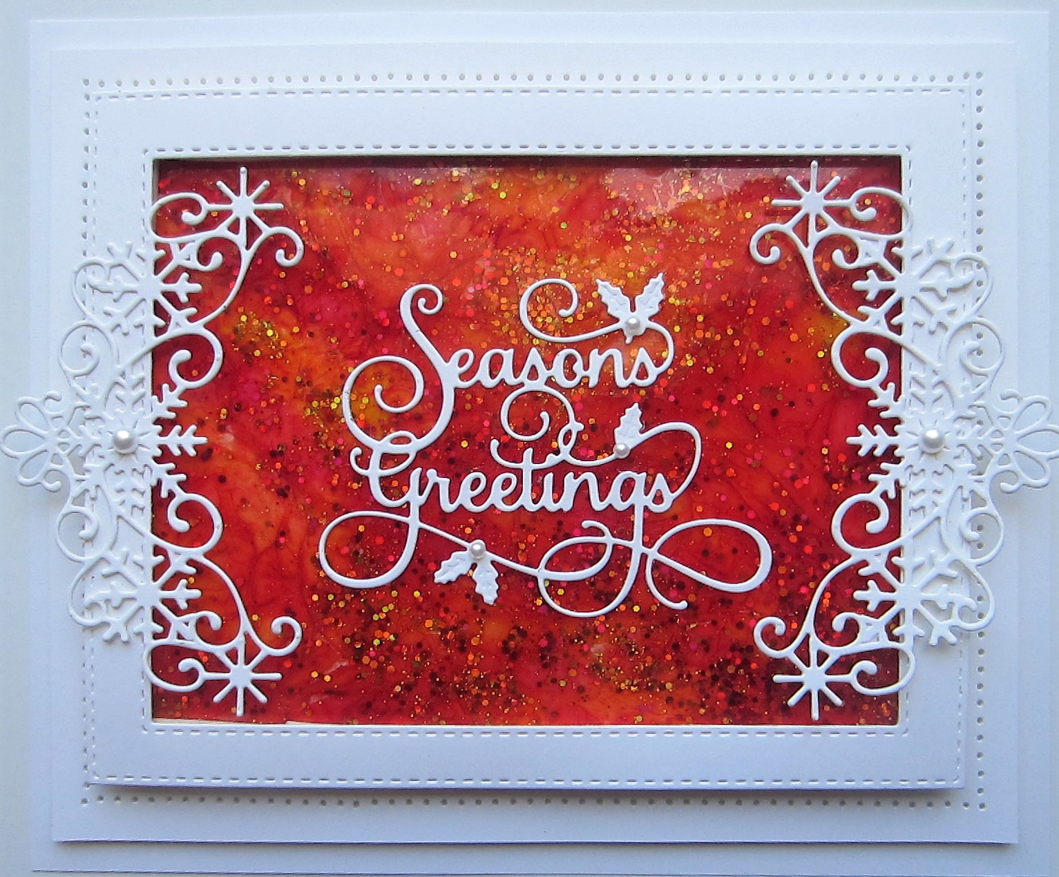 PartiCraft (Participate In Craft): Frosty Snowflake Corner