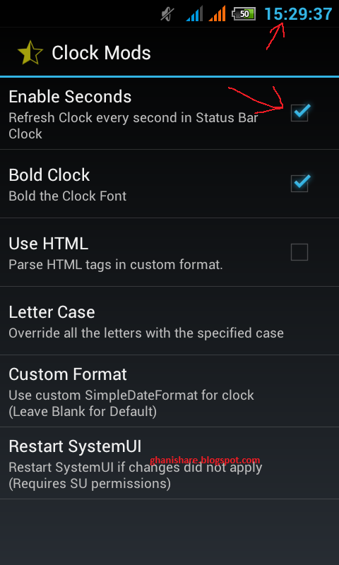 Cara Menambahkan Detik Pada Jam di Status Bar Android - Android ...