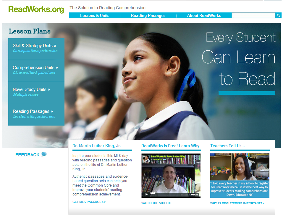 The Teacher's Desk 6...: Tried It Tuesday... ReadWorks.Org