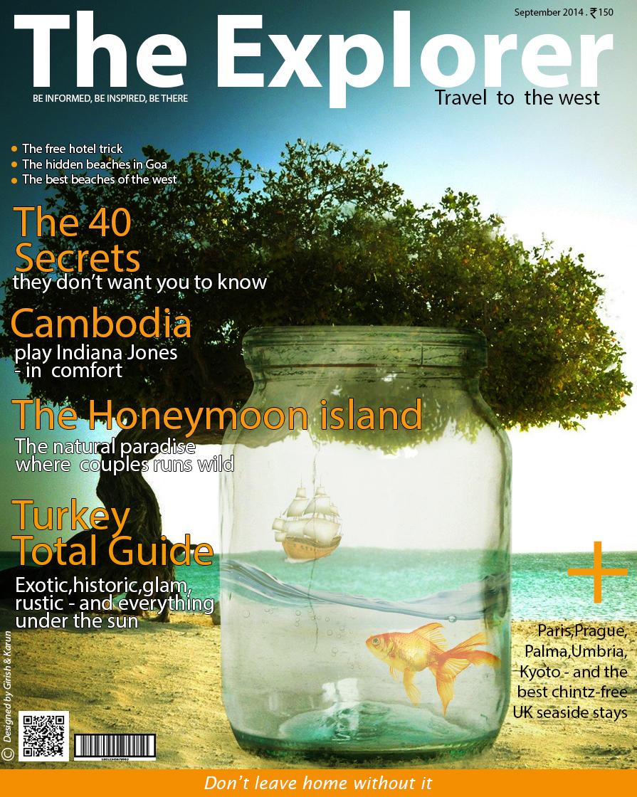 creativecorepuzzle: Magazine cover page design_2014