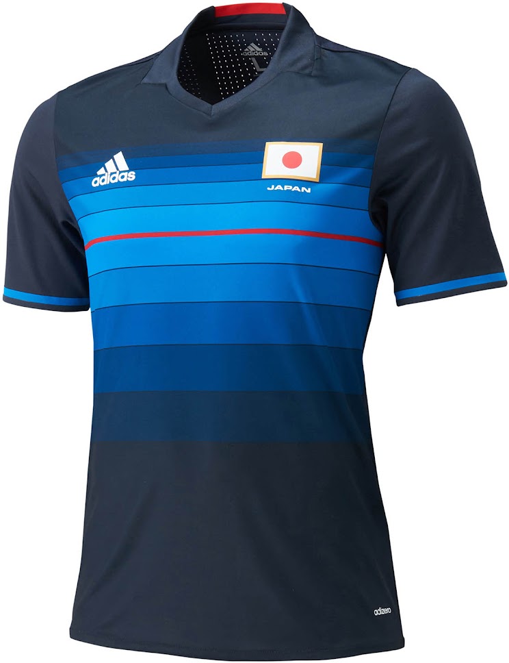 Japan 2016 Olympics Home and Away Kits Released - Footy Headlines