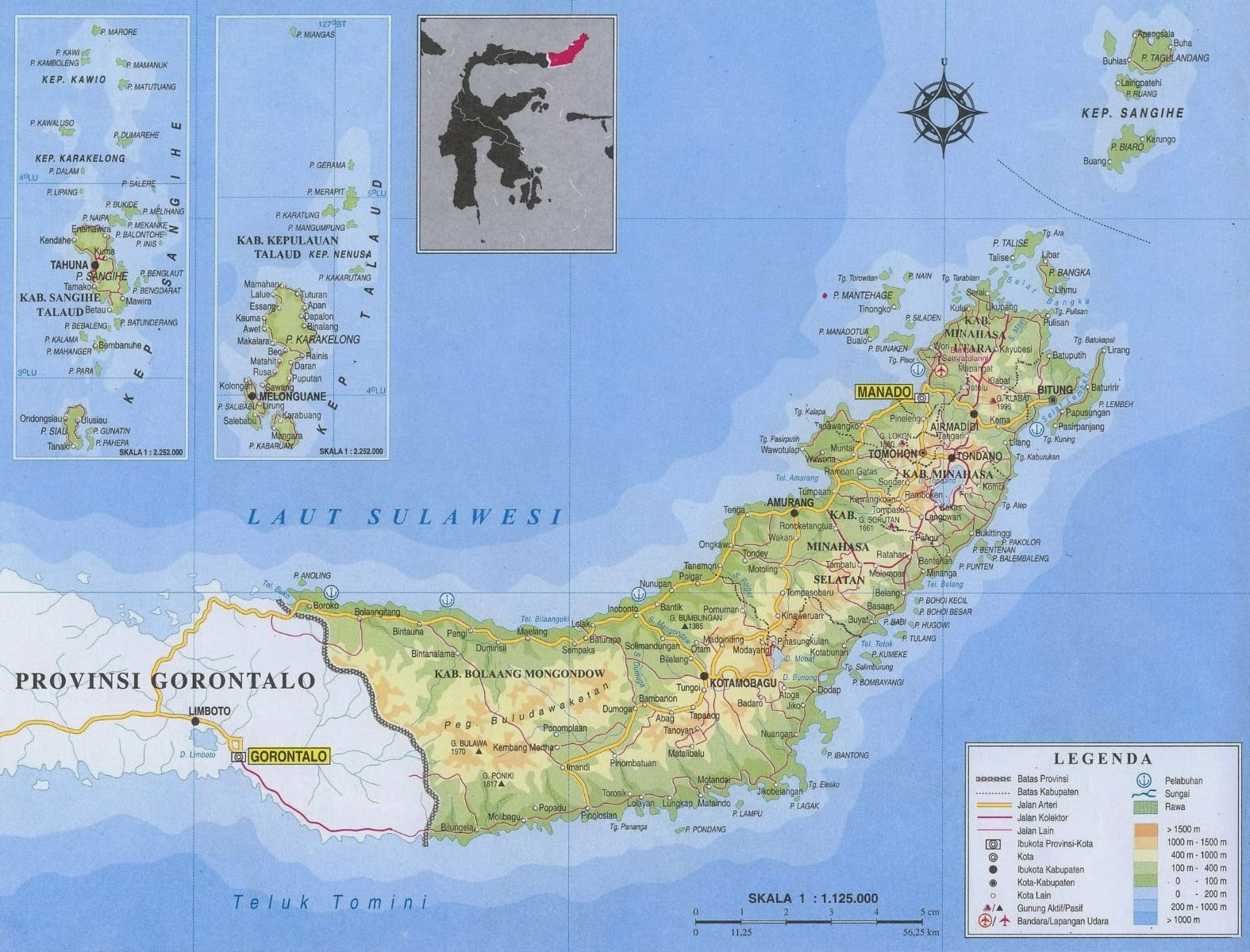 Contained in Sulawesi: Sulawesi Provinces