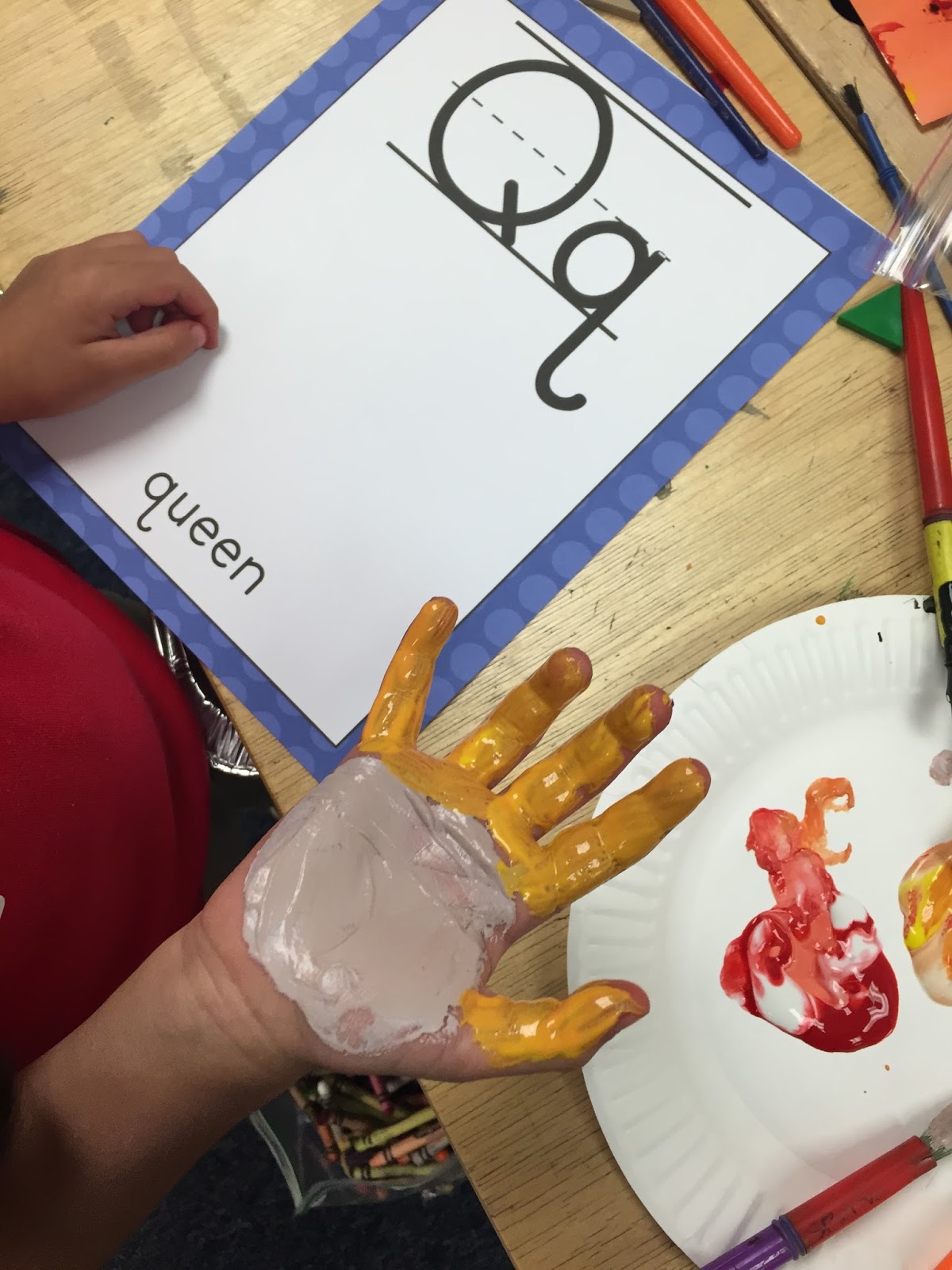 Ms. Moran's Kindergarten: Classroom Handprint Alphabet