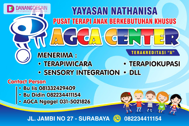 Contoh Desain Banner atau Spanduk Terapi Anak - Contoh Desain Banner ...
