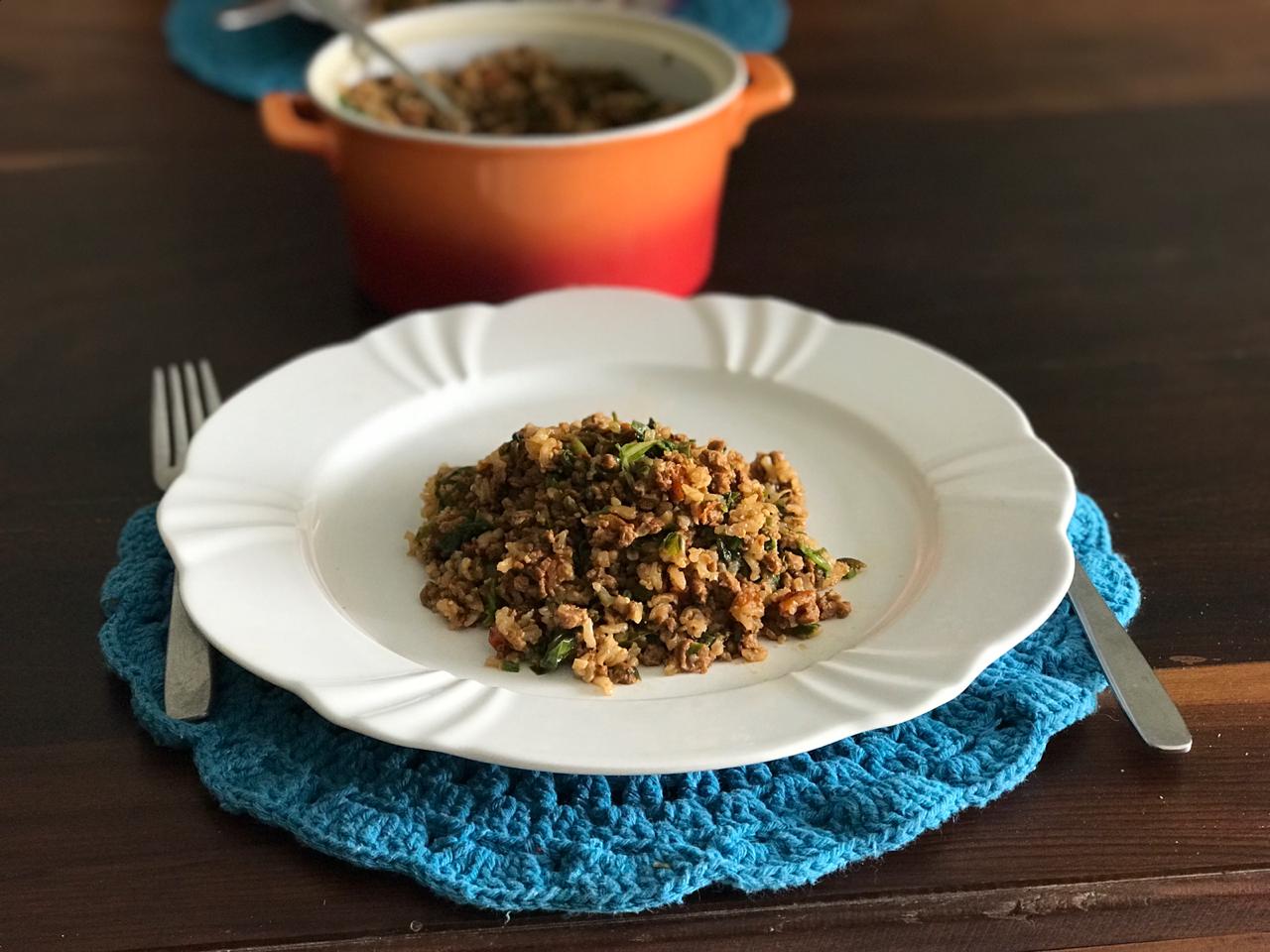 Arroz de carreteiro – R$ 3,95 – Comida Saudável pra Todos