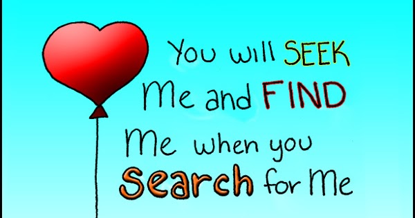 Doodle Through The Bible: Jeremiah 29:13, Seek Me and Find Me.