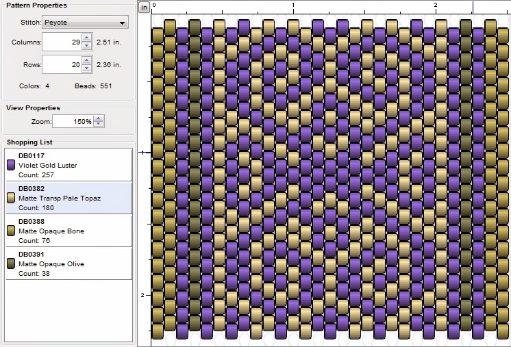 Imaginesque: Beading: Peyote Stitch Pattern 31