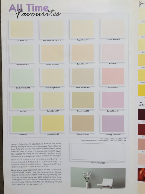 Nippon Paint Chart Color Palette
