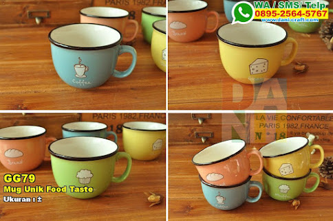 Mug Unik Food Taste | Souvenir Pernikahan