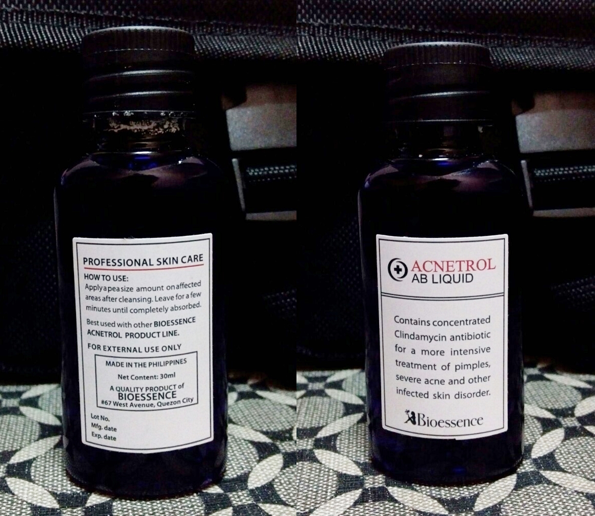 Hanna Nicolas ♥: Bioessence Acnetrol Toner, AB Liquid and Sulfur Soap ...