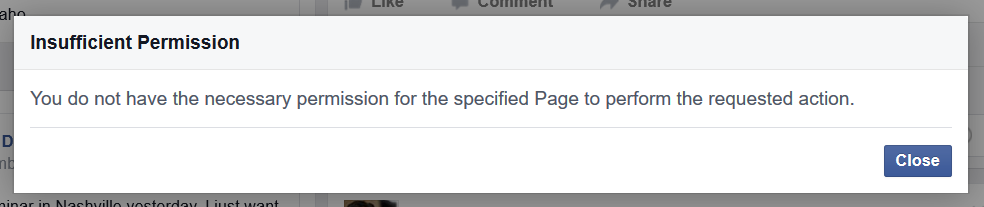 Insufficient Permission Error On Facebook Pages 10 5 15 insufficient-permission-error-on-facebook-pages-10-5-15