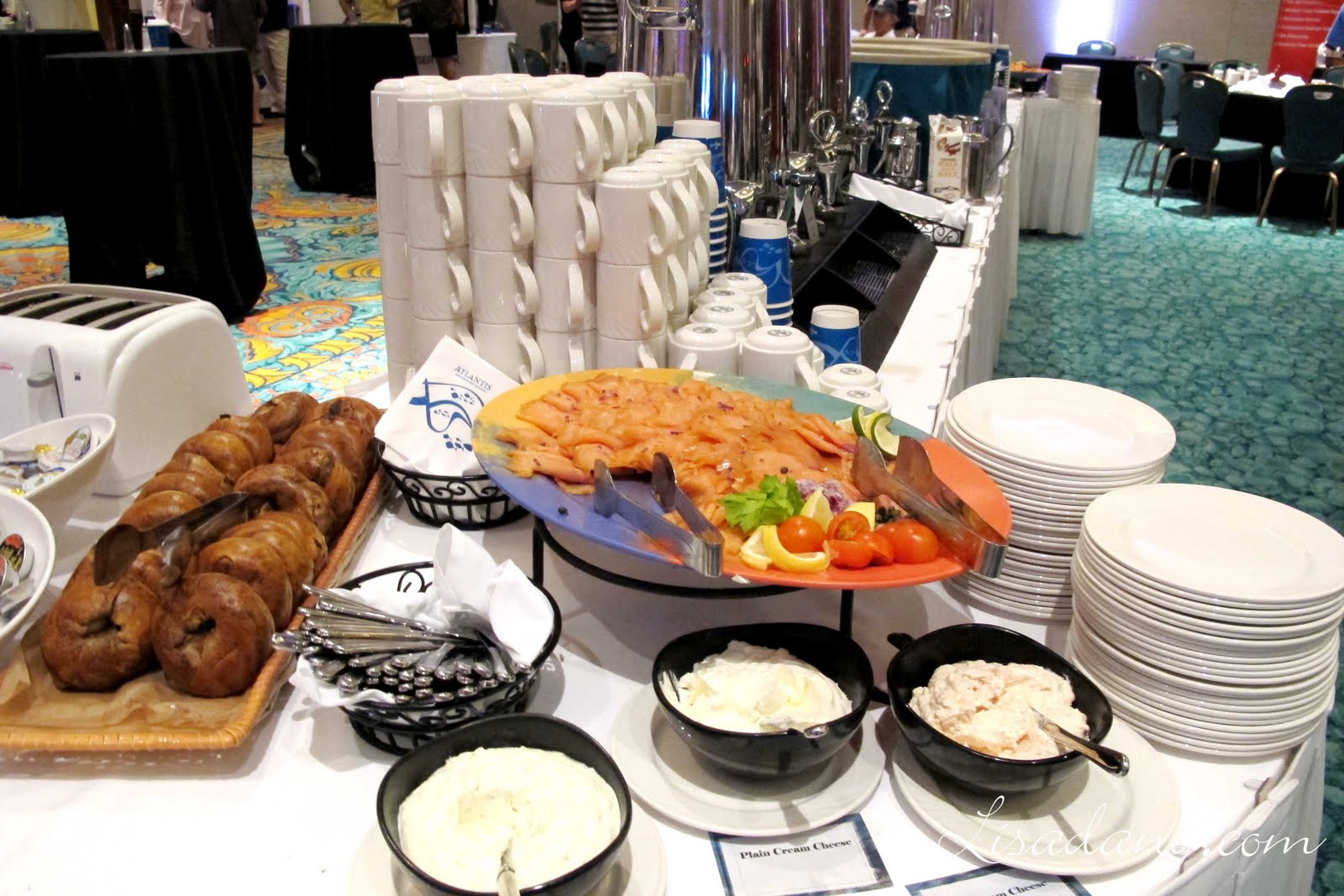 Dang It Delicious: Atlantis Resort in Bahamas - lunch, conference style