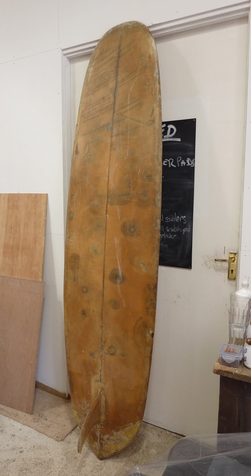 vintage surfboard collector UK: Stuart surfboards by Moony McAllum