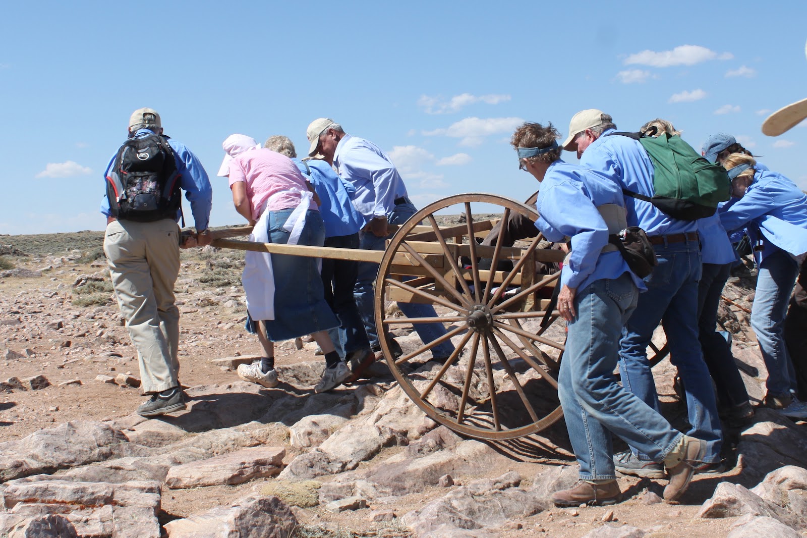 Mormon Handcart Historic Sites in Wyoming: Rocky Ridge with Jens and Elsie