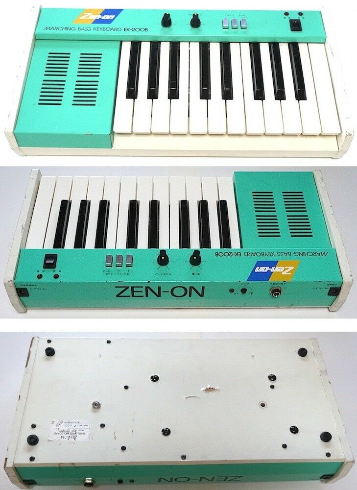 MATRIXSYNTH: Rare '70s Japan ZEN-ON EK-200B Monophonic BASS SYNTH KEYBOARD