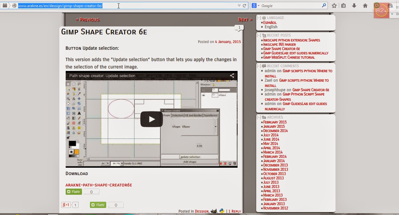 Cara Membuat Shape di Gimp - Desain Zain