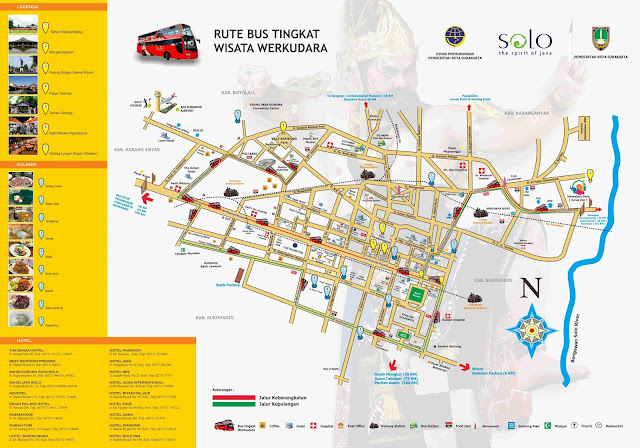 Gado - Gado Nyot - Nyot: Peta Wisata : Surakarta / Solo