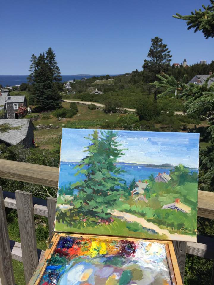 Jody Regan Paints: "Crystal Blue" oil 11 x 14