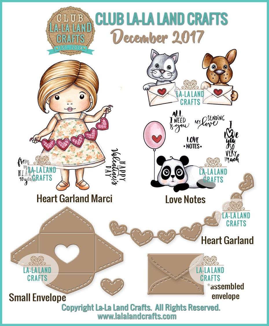 JenniferD's Blog: La-La Land Crafts - December Kit 2017