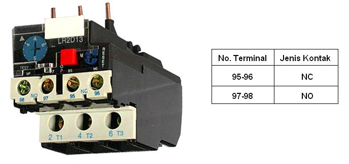 Foto Gambar Pengkoneksian / Penyambungan Rangkaian Kontaktor