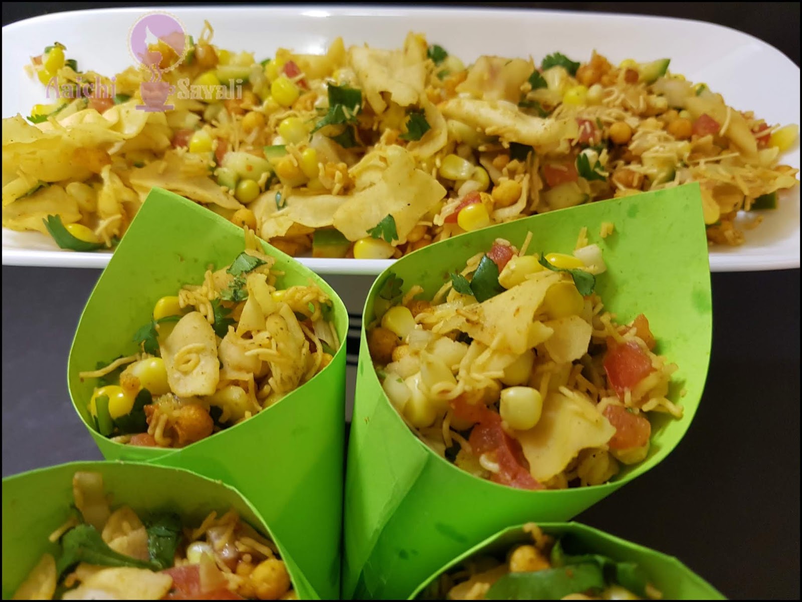 How to Make Street Style, Instant and Spicy Corn Bhel - Aaichi Savali