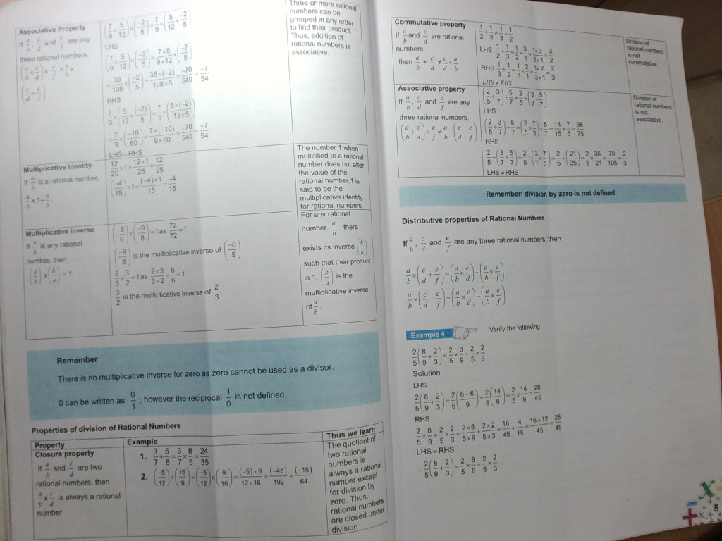 PIS VADODARA STD 8: grade 8 Ch1 Math Textbook